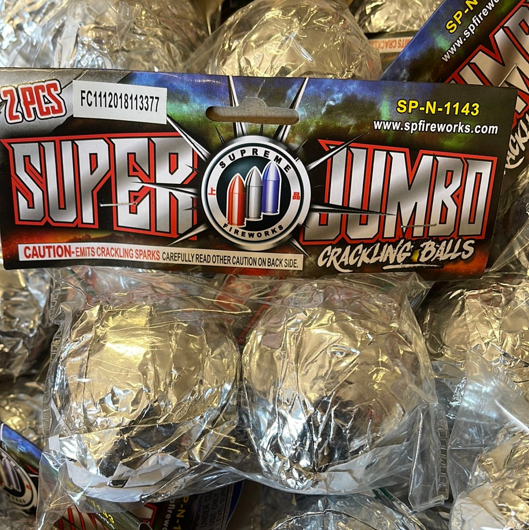 Super Jumbo crackling balls – PLUS works